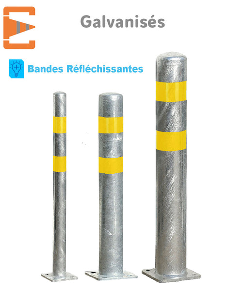 Poteaux Protection Zones à Risques Ø 90, 114 et 159 mm